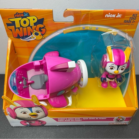 Hasbro | Toys | Nick Jrtop Wing Pennys Aqua Wing Pink 8827 | Poshmark
